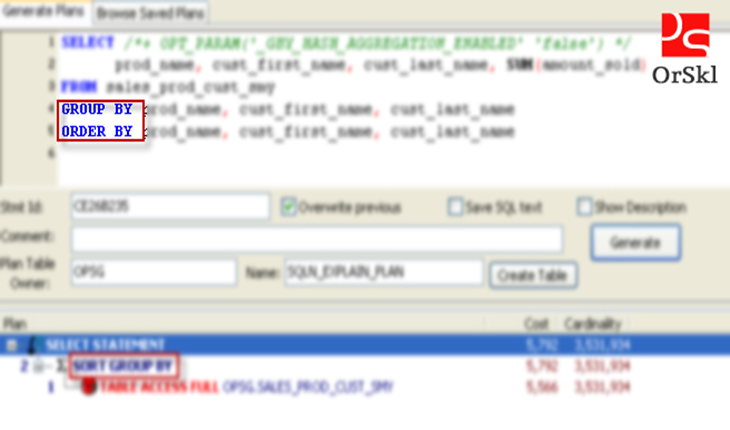 Why SELECT performs SORT without ORDER BY/GROUP BY - OrSkl